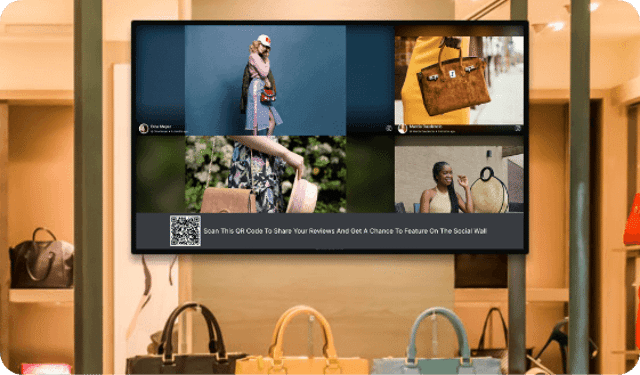 Display User-Generated Content On Digital Screens - Taggbox