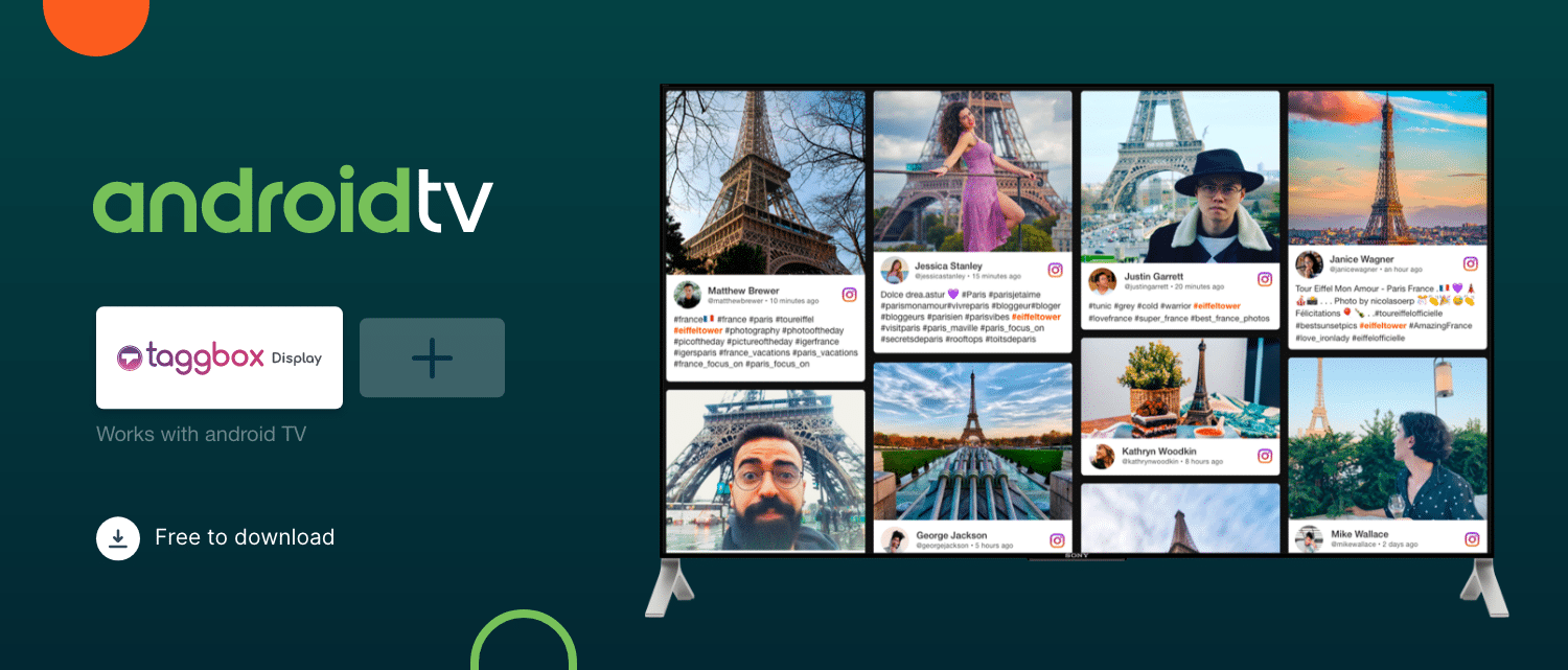 Taggbox Display App For Android TV - Taggbox Blog