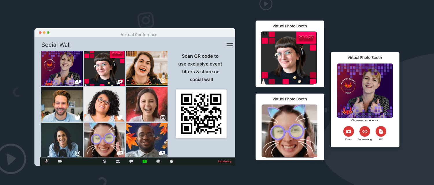 Social Media Photobooth For Events: Taggbox Display x Snapbar