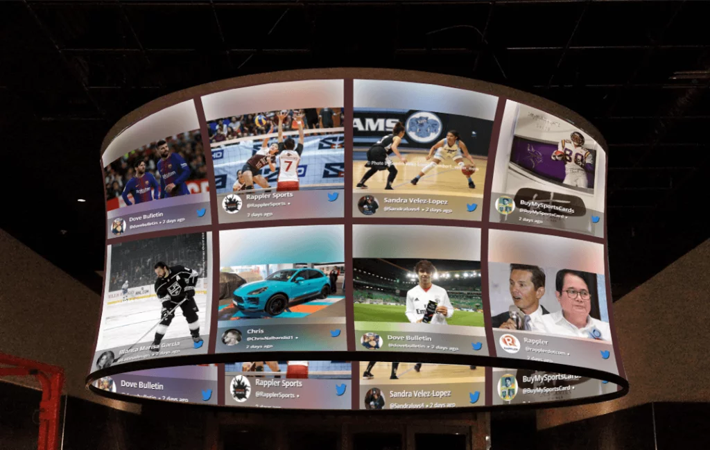 10 Innovative Display Screen Ideas For A Social Wall
