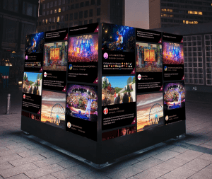 10 Innovative Display Screen Ideas For A Social Wall