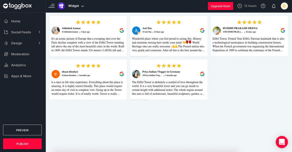 How To Embed Google Reviews On Any Website For Free - Taggbox