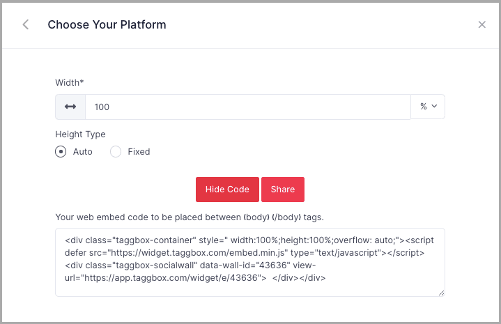 How To Embed Instagram Hashtag Feed On Website - Taggbox
