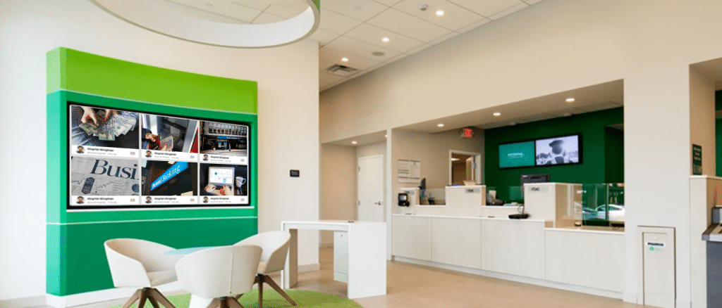 Ideas & Benefits Of Using Digital Signage In Financial Institutions