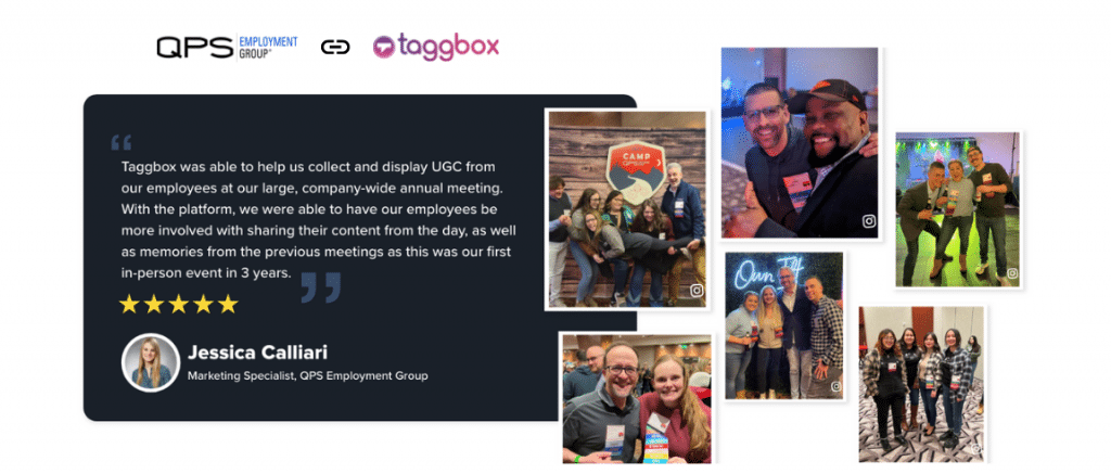 QPS Employment Uses Taggbox: Goes Big On Event Engagement