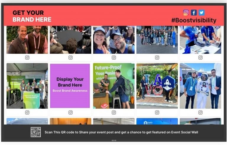 Ideas to Boost Sponsorship with Live Social Walls - Taggbox Blog