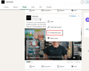 Embed LinkedIn Feed On Website via Official API [2025 Edition]