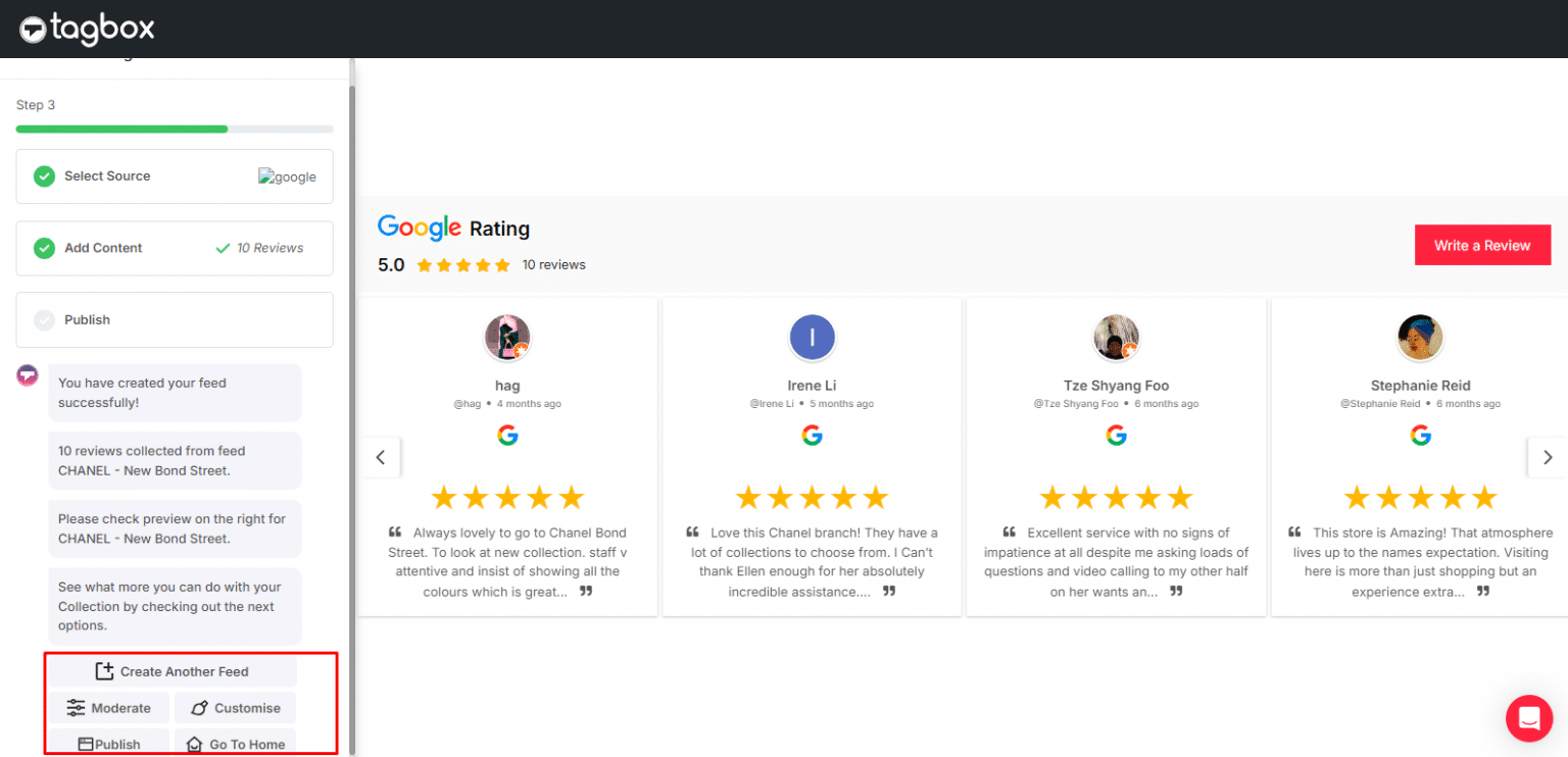 How to Embed Google Reviews in HTML Website? - Tagbox