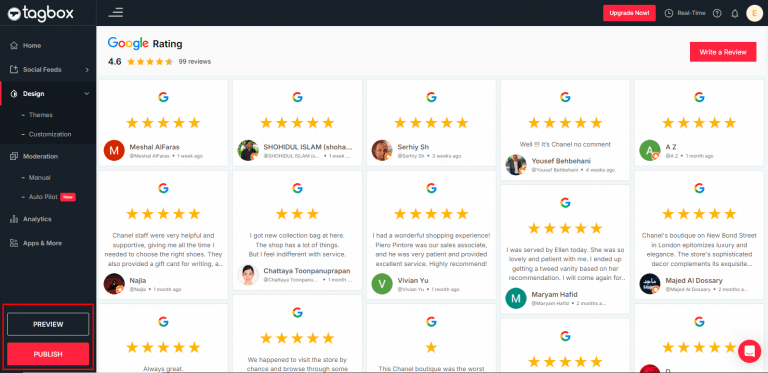 How to Embed Google Reviews in HTML Website? - Tagbox